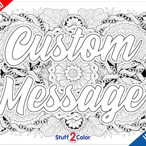 Custom Giant Coloring Poster [work and Staff Team Building Activity ...