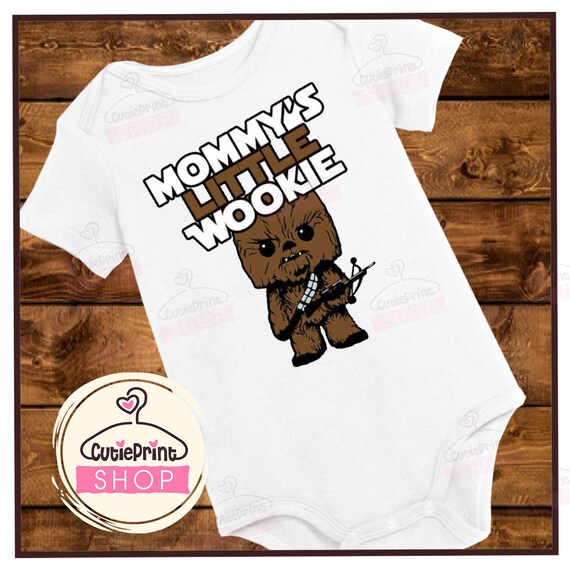 Mommy's little wookie Onesie chewie chewacca Darth | Etsy