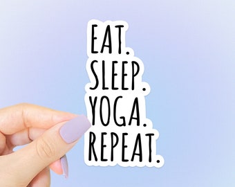 Eat Sleep Repeat Sticker - Etsy