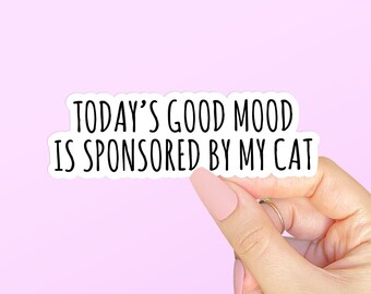 Introverted Sticker Cute Funny Cat Meme Stickers for Planner - Etsy