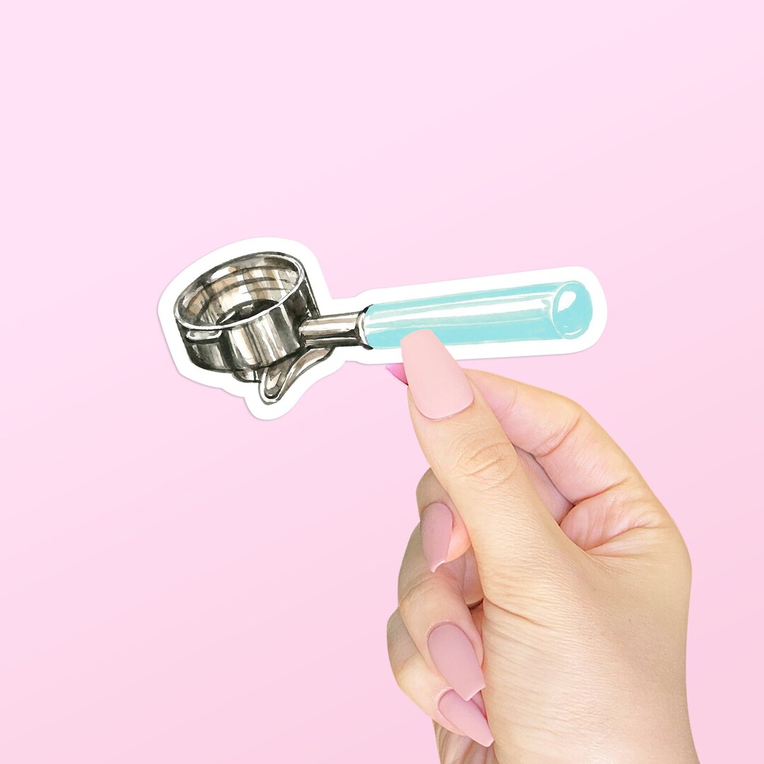 Blue Portafilter Sticker, Barista Sticker, Barista Gift, Funny Coffee ...