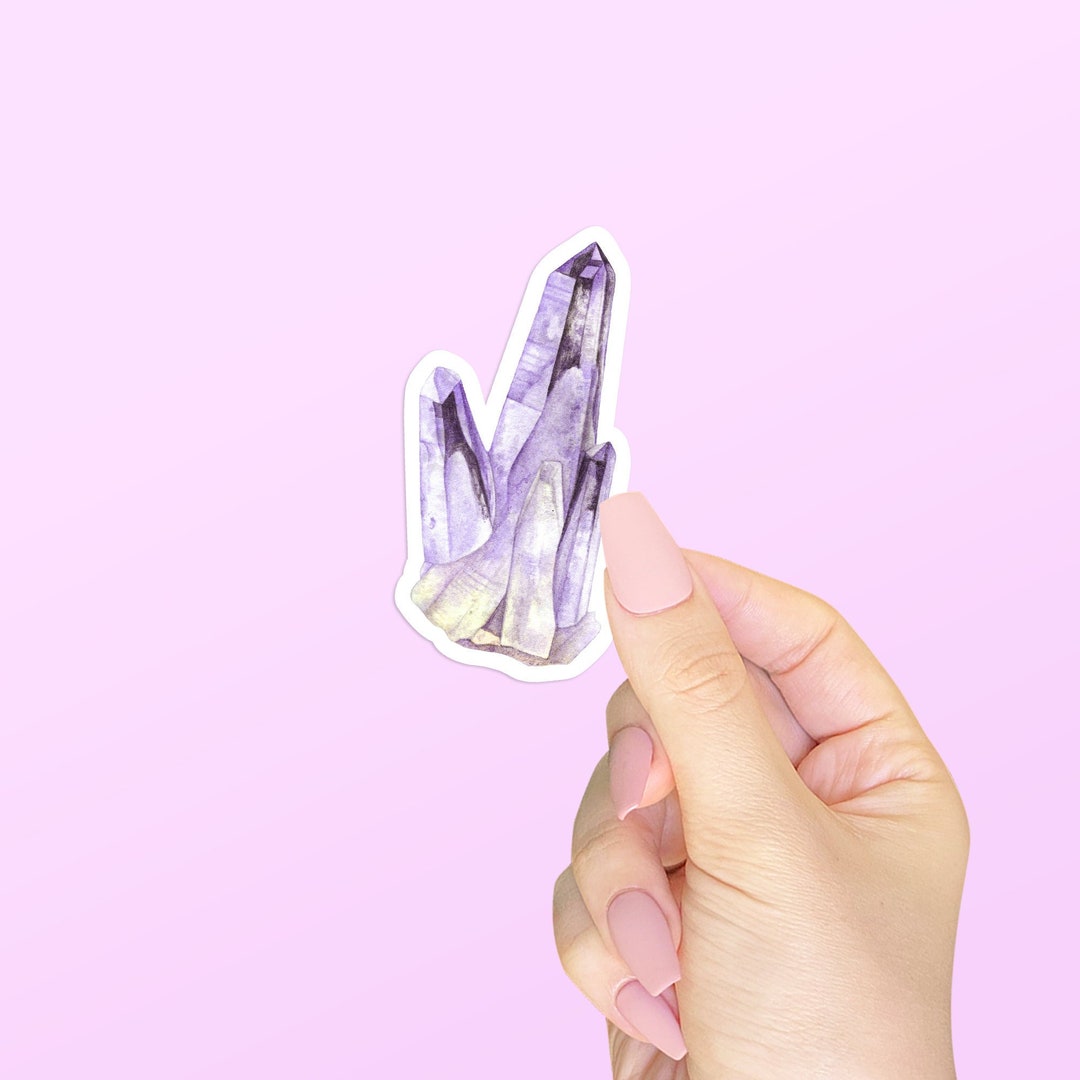Quartz Sticker, Crystal Stickers, Witch Stickers, Witchy Stickers, Goth ...
