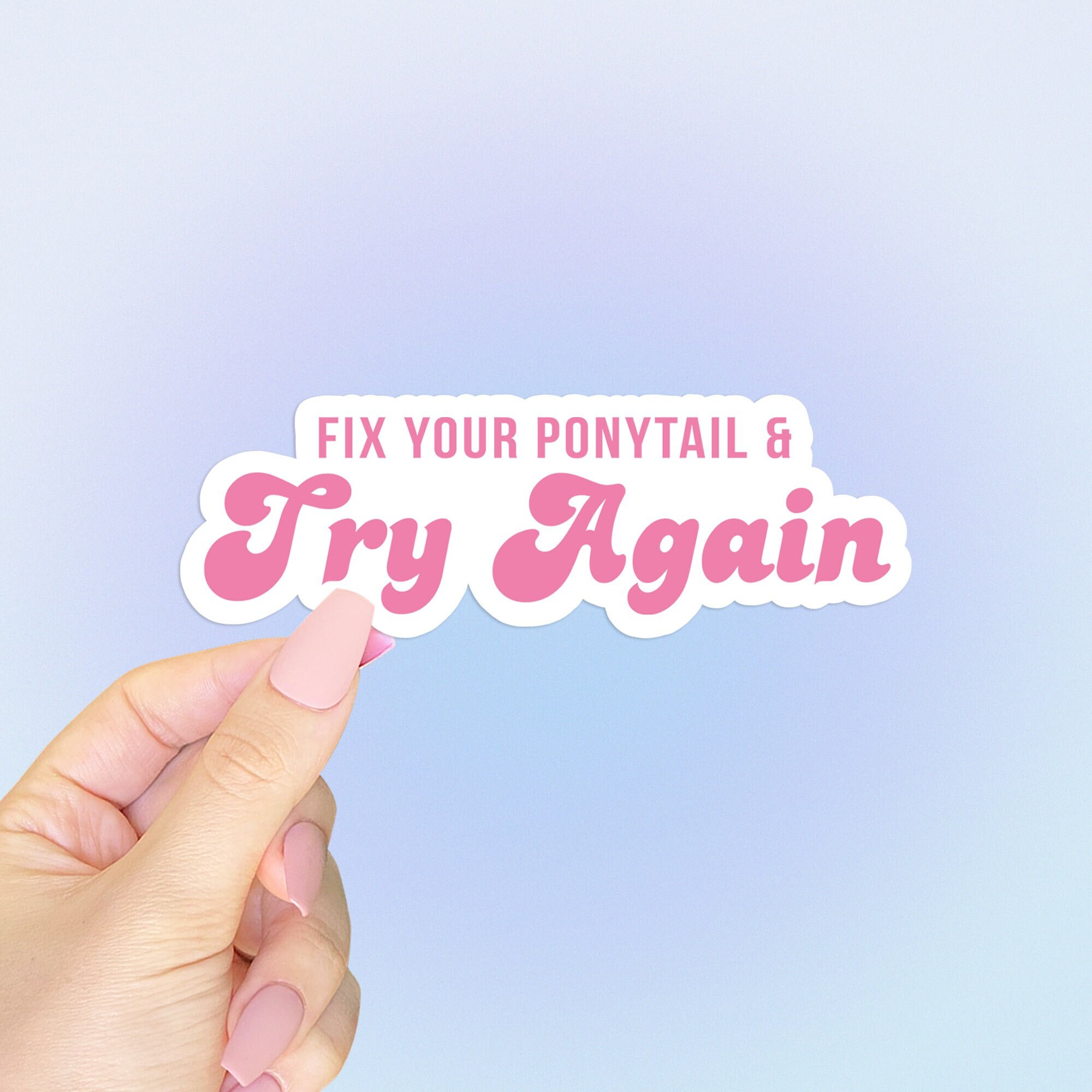 Stickers Stickers, Labels & Tags Try Again Sticker etna.com.pe