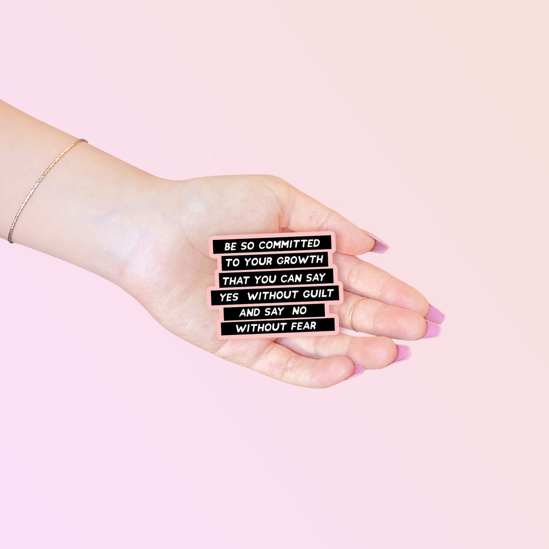 Be so Committed Sticker Inspirational Vinyl Sticker for Water Bottle ...