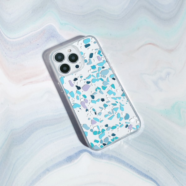 Clear Navy Blue Phone Case - Etsy