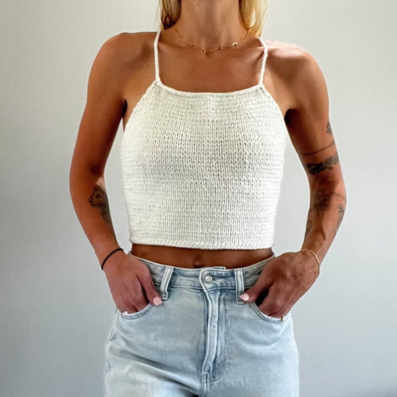 Knit Crop Top - Etsy