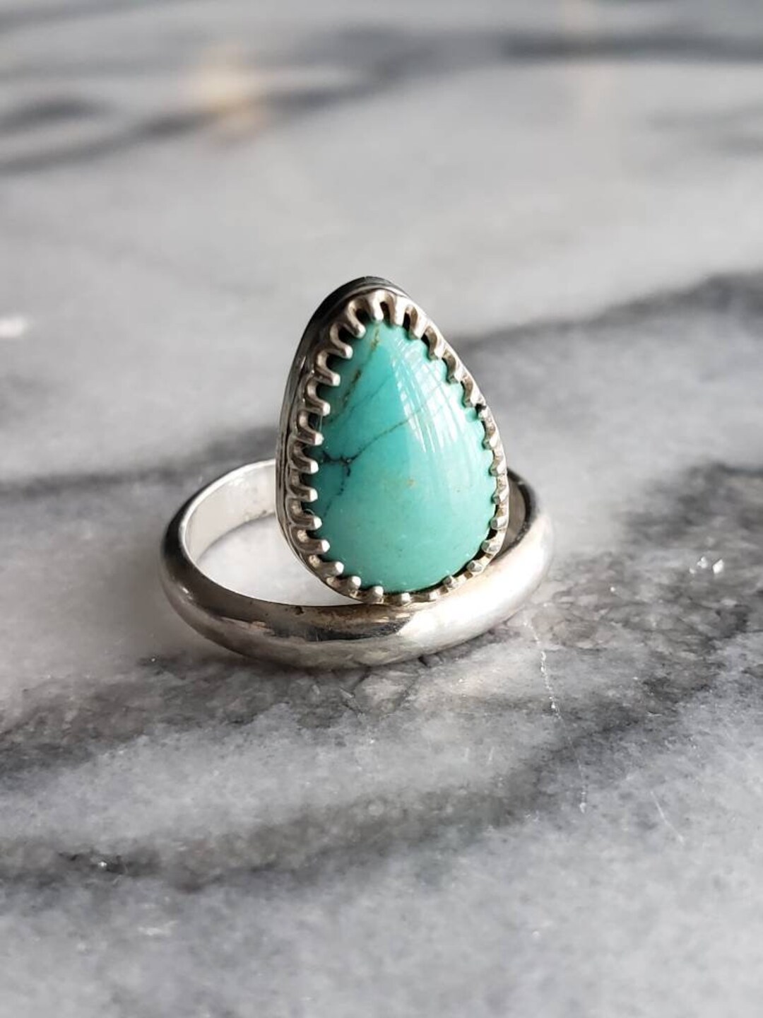 Modern Turquoise Ring - Etsy