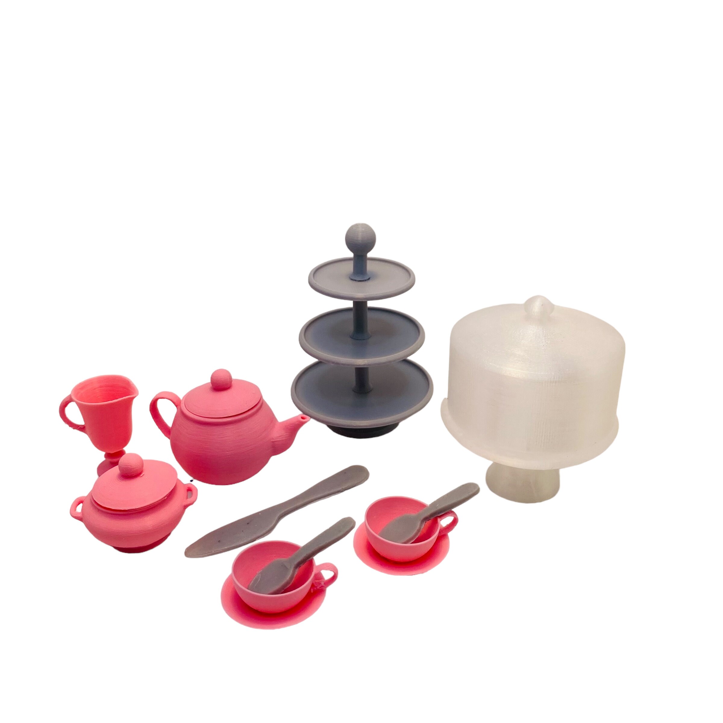 Miniature Tea Set Play Dough Kit Play Dough Tea Set Display - Etsy