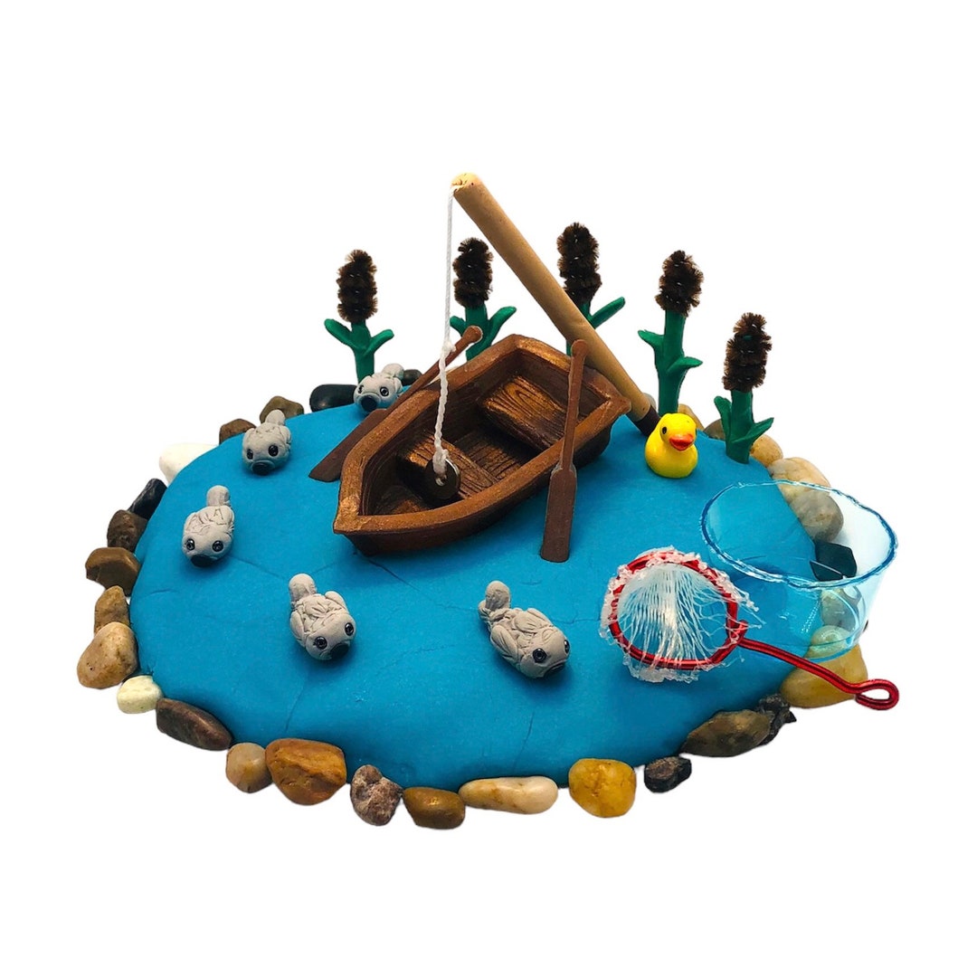 Fishing Sensory Play Dough Kit: Boat, Fish & Duck - Etsy