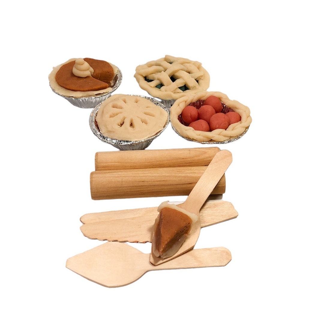Play Dough Pie Making Kit Kids Thanksgiving Activity Sensory - Etsy