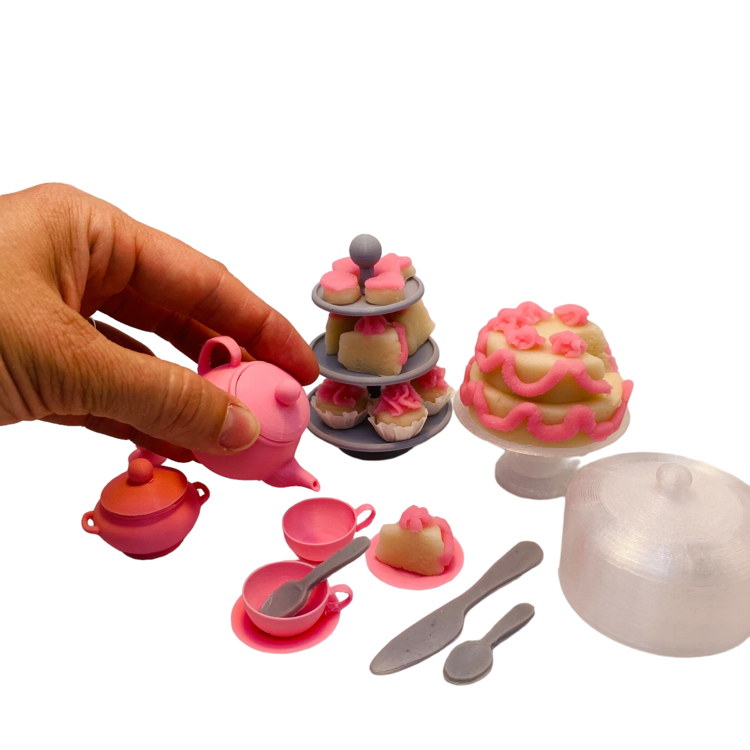 Miniature Tea Set Play Dough Kit Play Dough Tea Set Display - Etsy