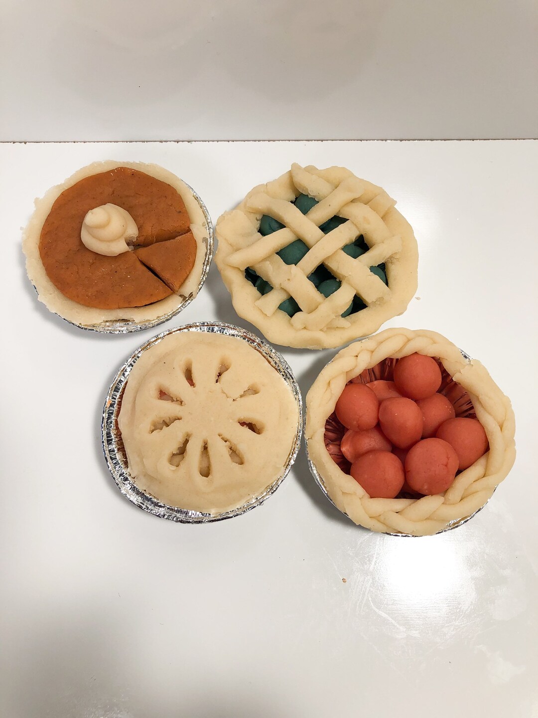 Play Dough Pie Making Kit Kids Thanksgiving Activity Sensory - Etsy