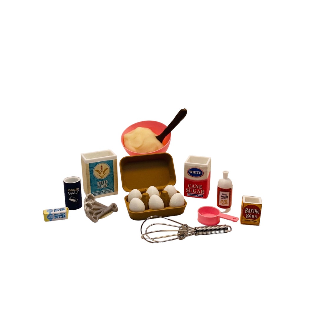 Miniature Baking Set Barbie Baking Set Barbie Accessories - Etsy