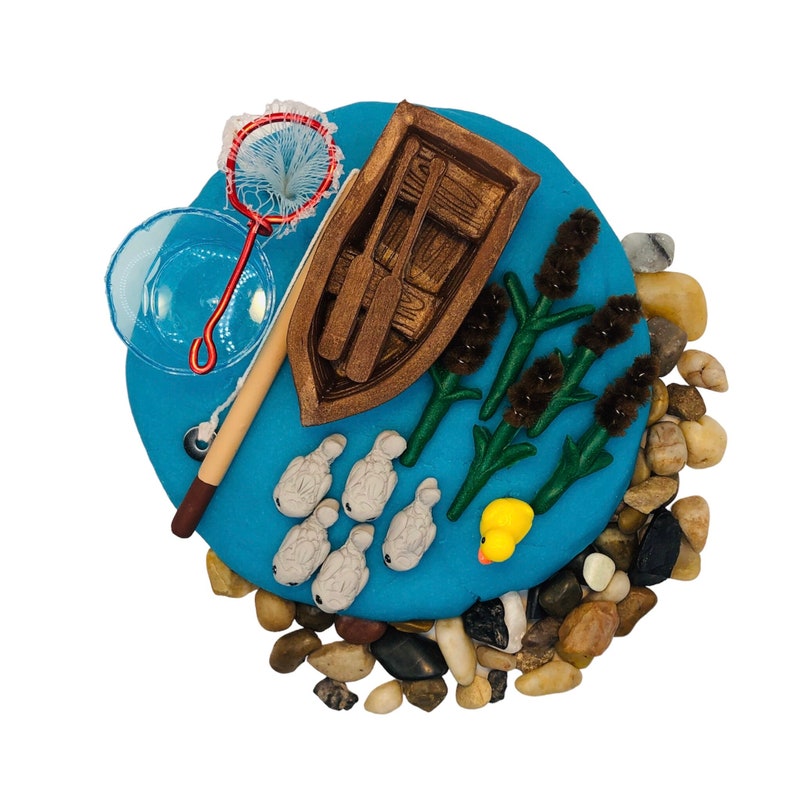 Fishing Sensory Play Dough Kit: Boat, Fish & Duck - Etsy