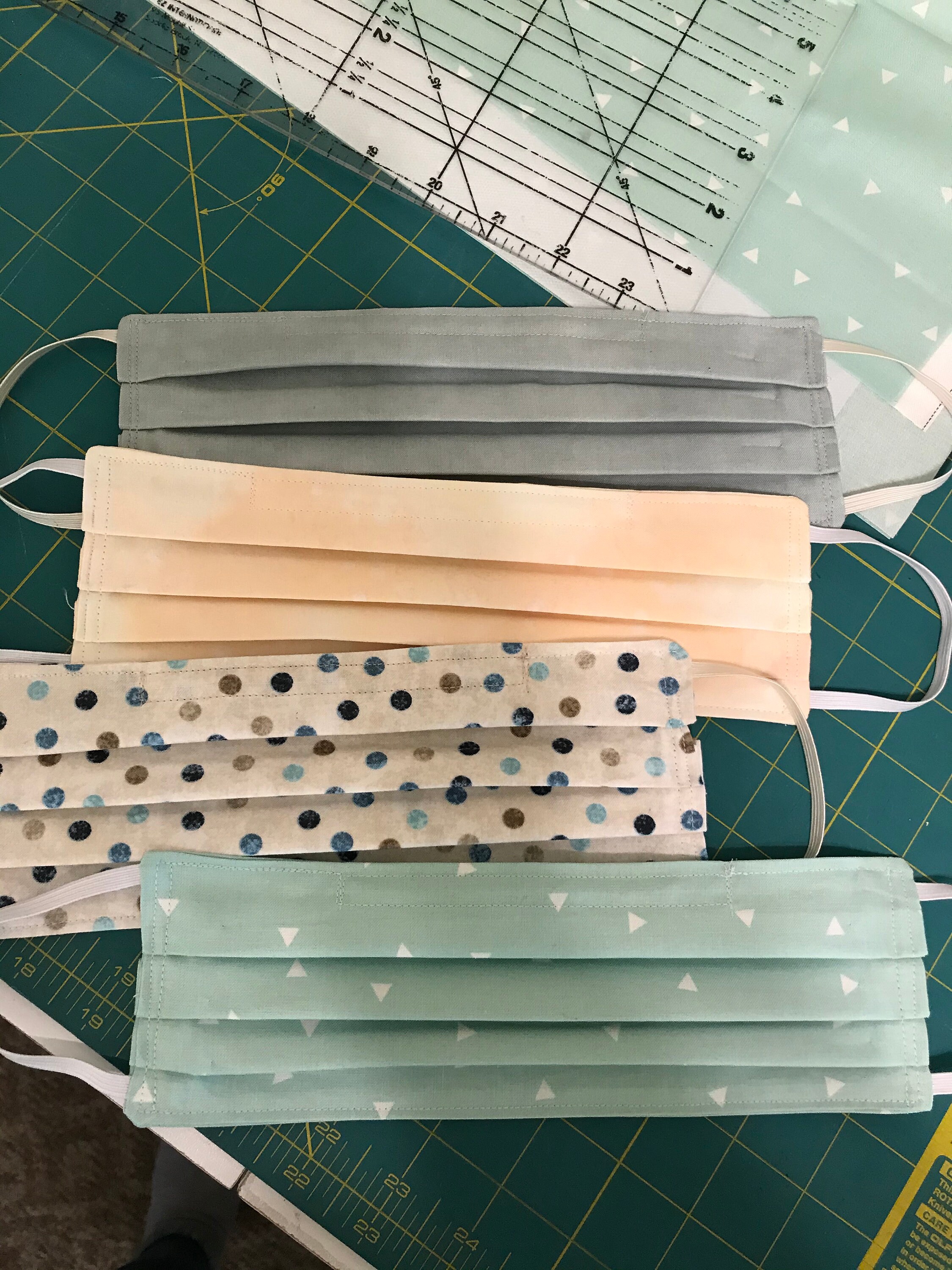 Masks Pleated Masks Rectangular Masks Reinforced Masks - Etsy New Zealand