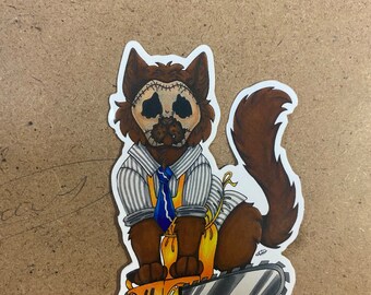 Leatherface Cat - Etsy