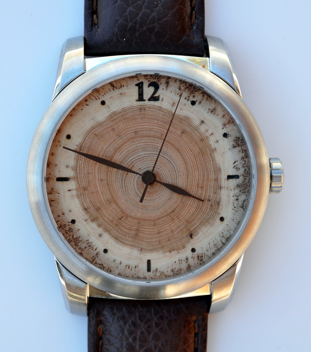 Mens Watch Made of Tree Rings, Perfect 50th Birthday Gift or ...