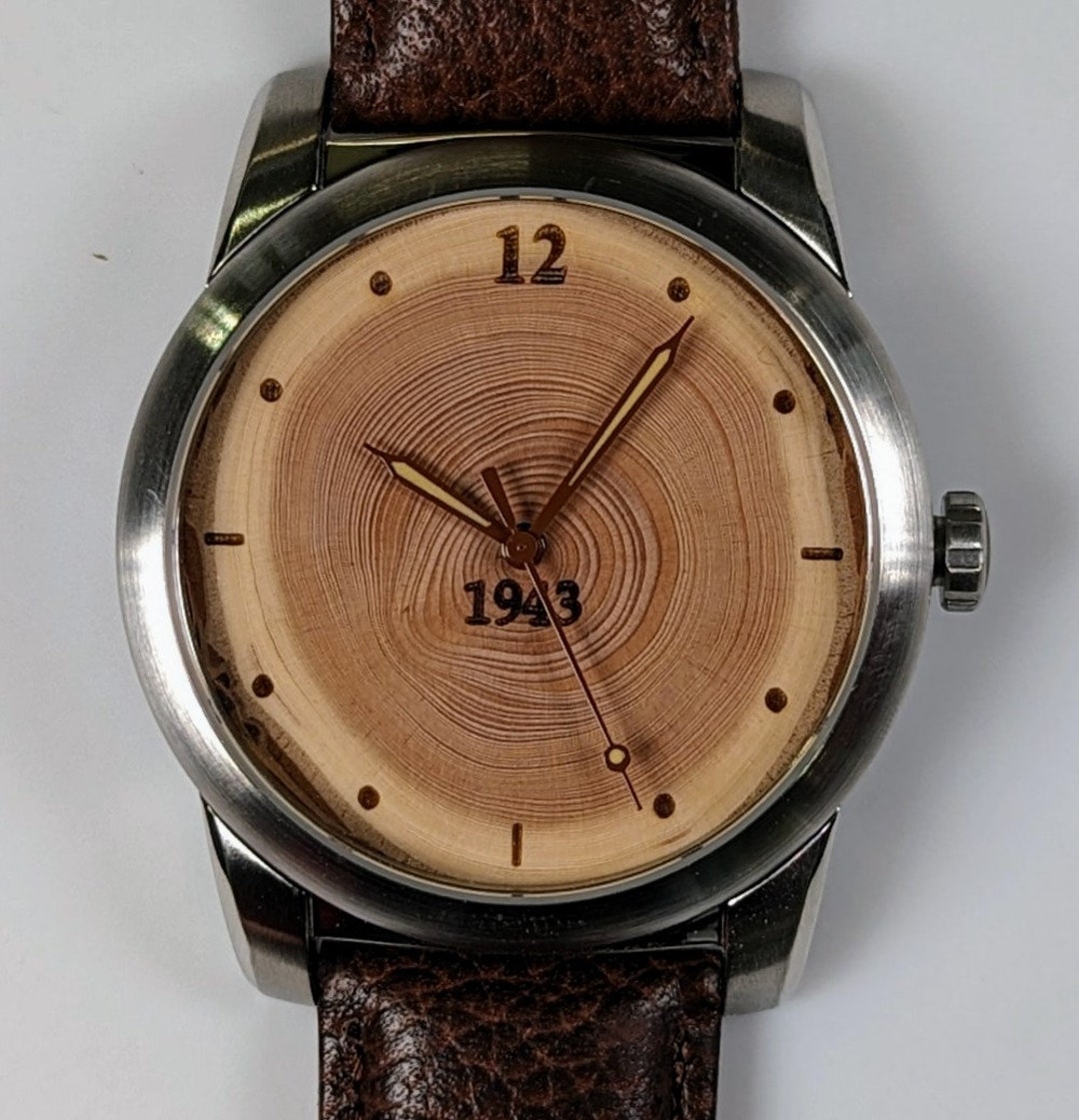 Perfect Gift Idea for His 80th Birthday Engraved Wood Watch - Etsy