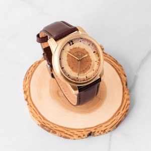 Mens Watch Made of Tree Rings, Perfect 50th Birthday Gift or ...