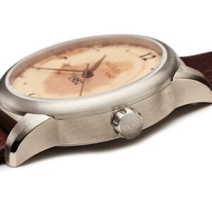 Custom Gift Wood Watch Made of Tree Rings, Personalized Watch ...
