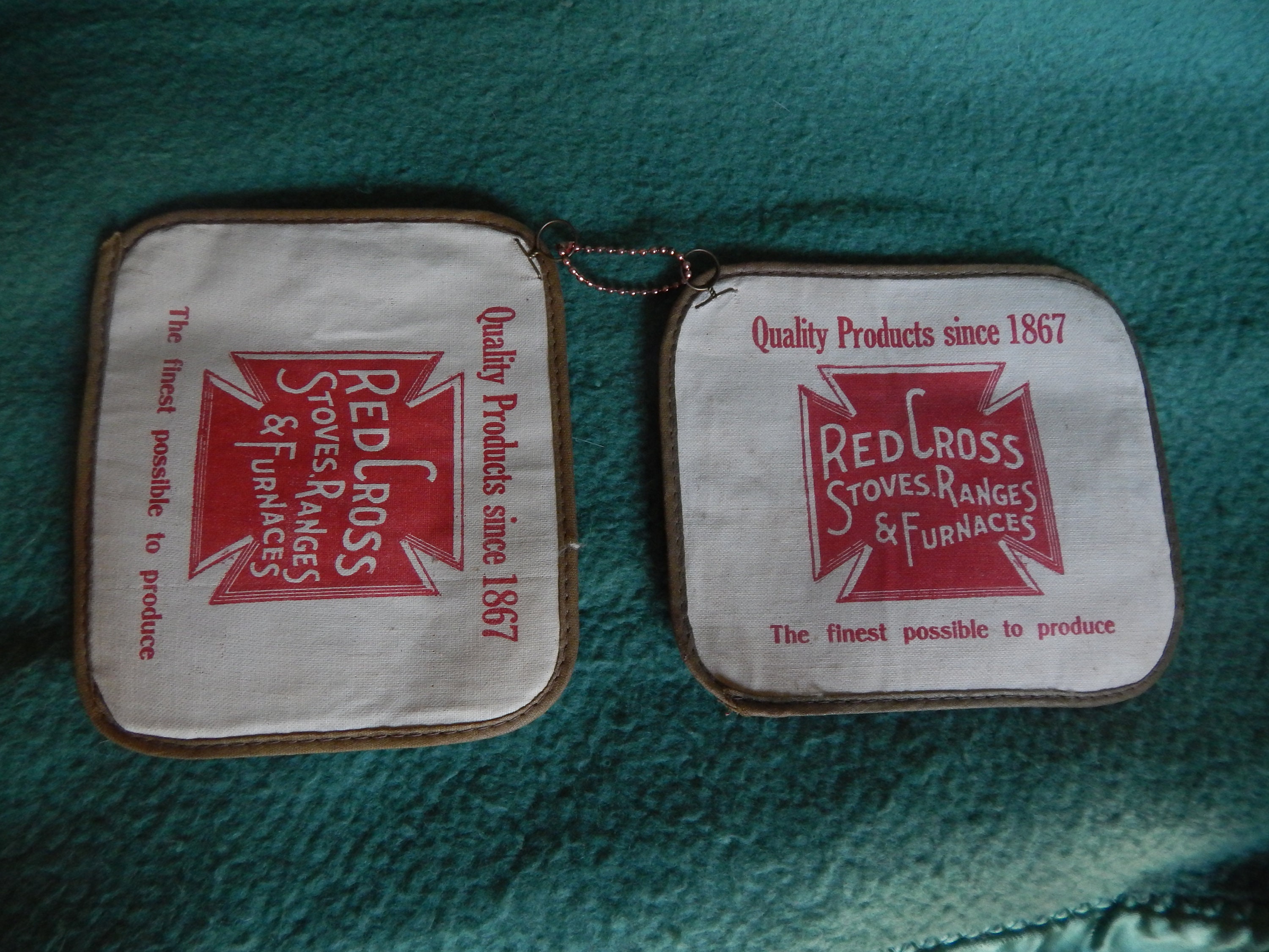 Pair of Red Cross Stoves and Ranges Advertising Oven Pan Holders - Etsy