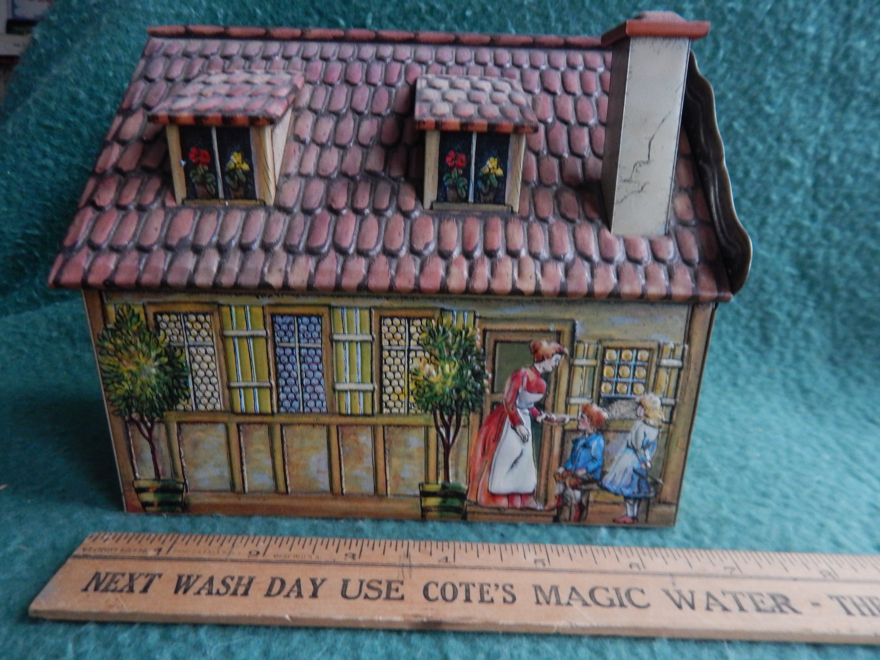 Great Looking Figural School Biscuit Tin - Etsy