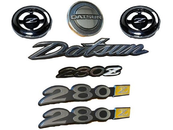 Datsun 280z Complete Emblem Set NEW 1975-1978 | Etsy
