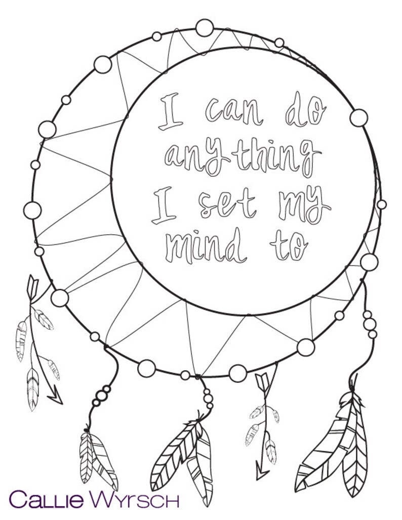 Empowering Affirmations Coloring Book Volume 2 Affirmation Coloring ...