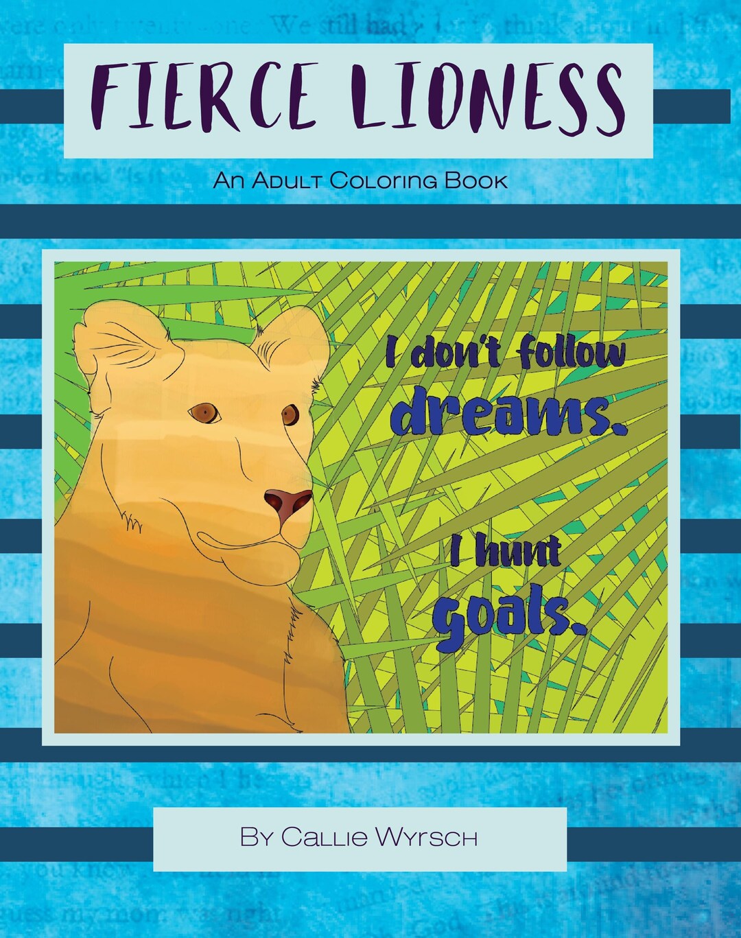 Printable Fierce Lioness Coloring Pages for Adults - Instant Download ...