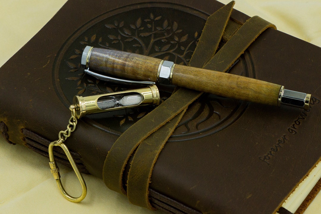 Luxury Curly Maple Pen, 5th Anniversary Gift for Him, 5th Anniversary ...