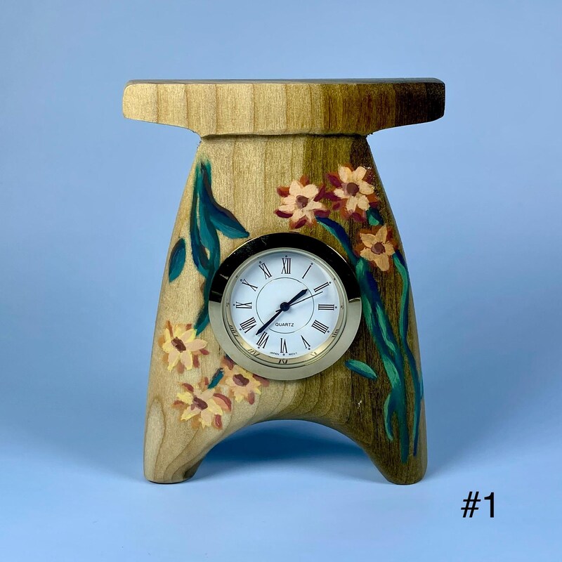 Hand Painted Clock - Etsy