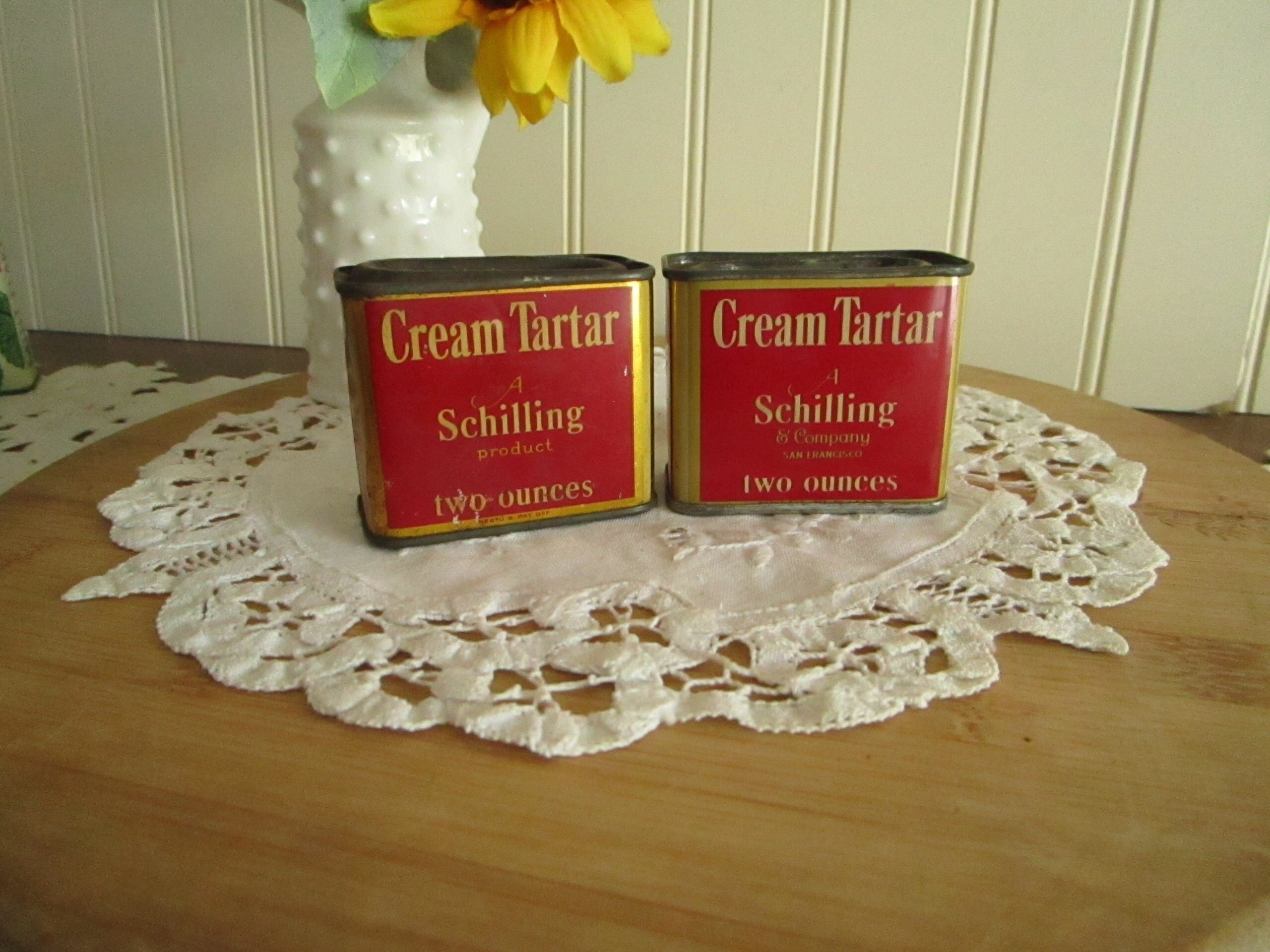 Schilling Cream Tartar Tin Container Sold Seperately - Etsy