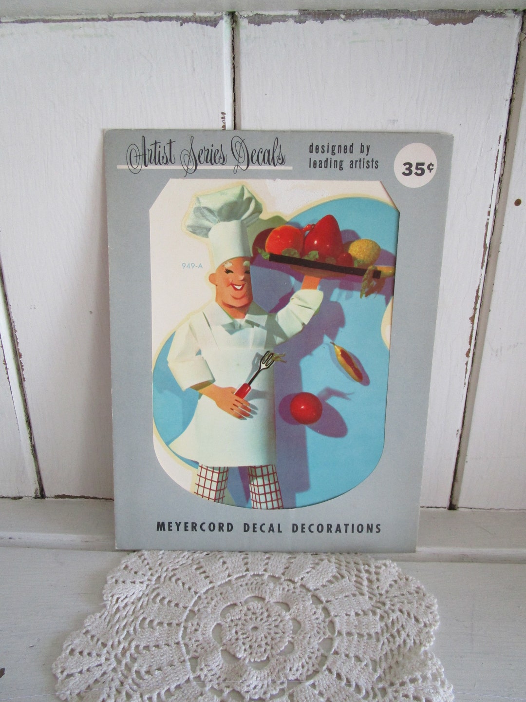 Vintage Meyercord Decals Vintage Vegetable Chef, for a Smart Colorful ...