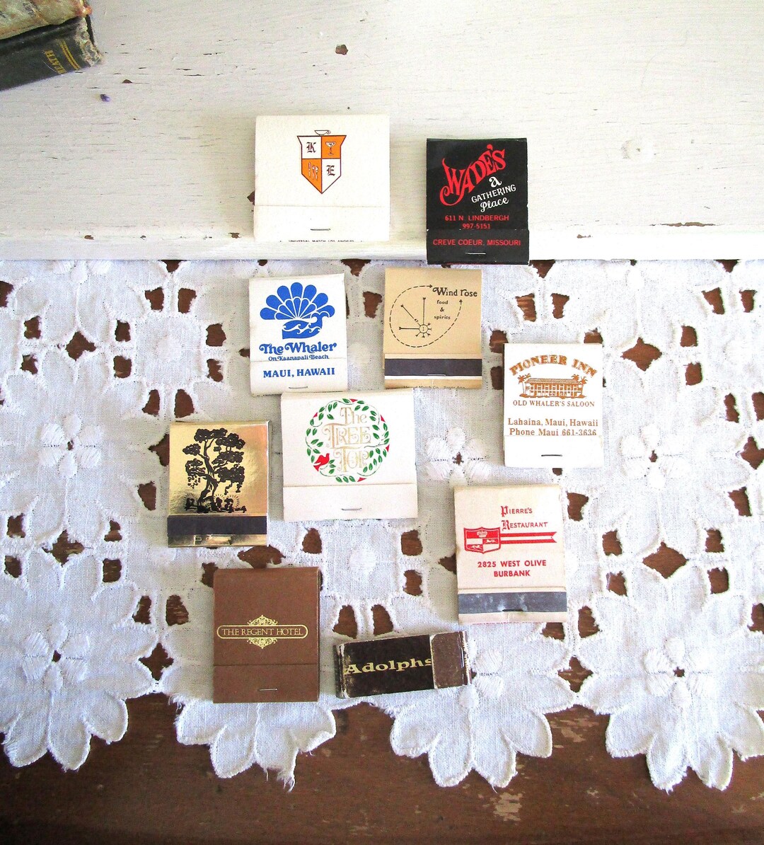 Set of 10 Vintage Matchbooks, Set of Cool Vintage Matchbooks and Boxes ...