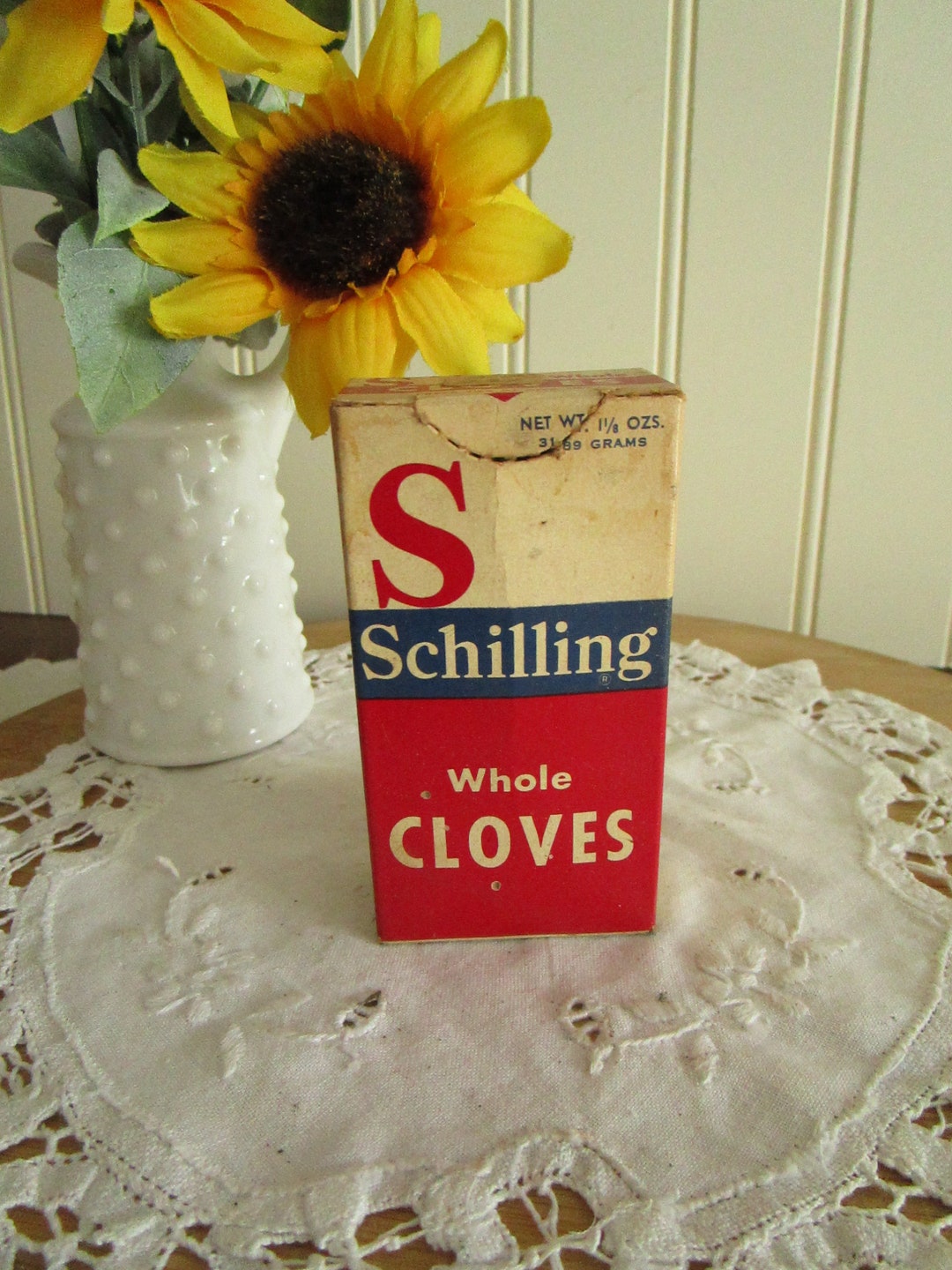 Schilling Whole Cloves Spice Box, Farmhouse Decor, Country Decor - Etsy