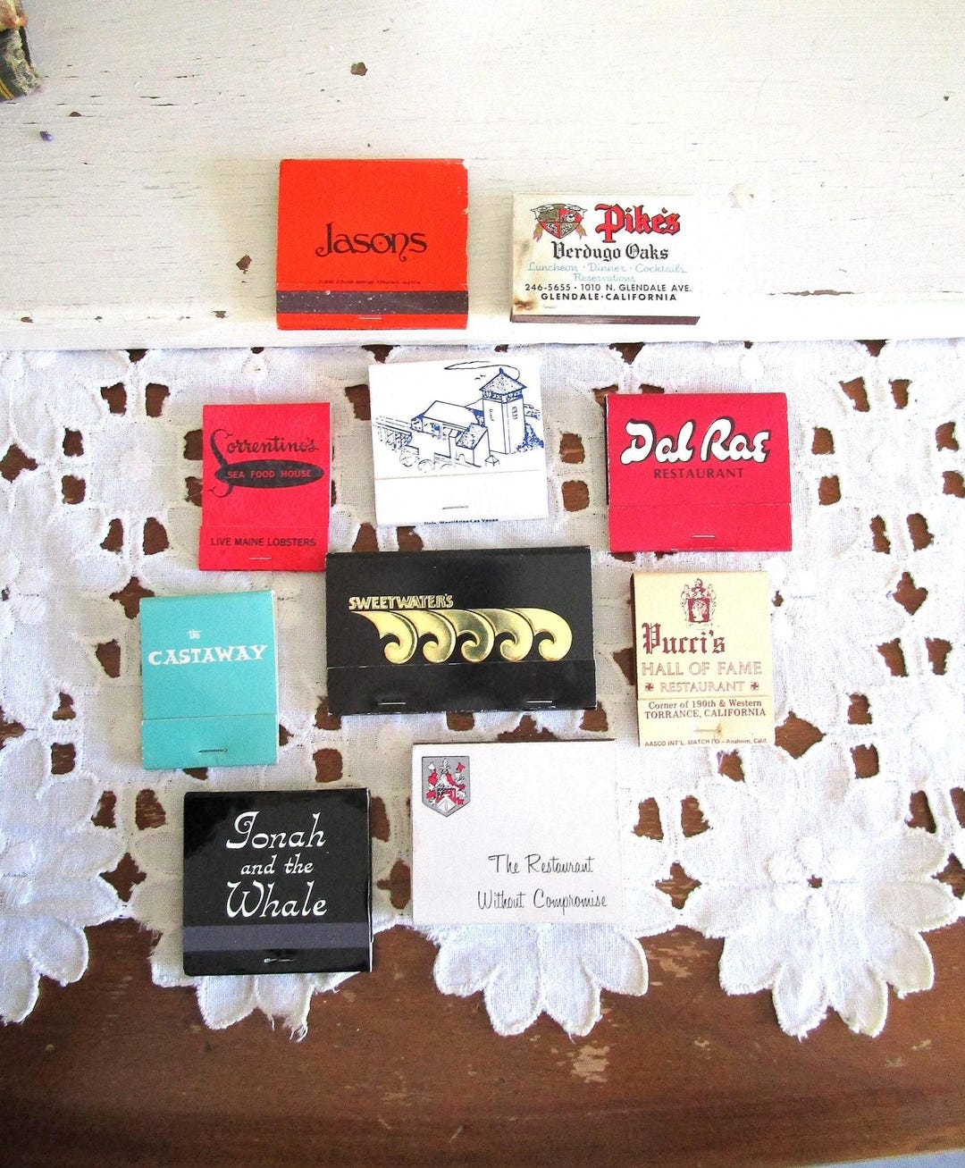 Set of 10 Vintage Matchbooks, Set of Cool Vintage Matchbooks and Boxes ...