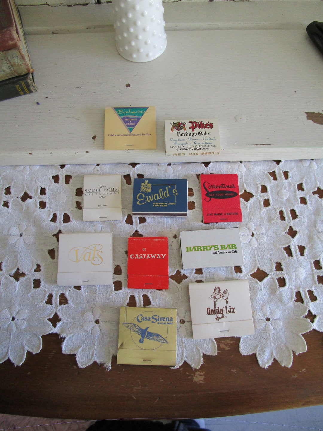 Set of 10 Vintage Matchbooks, Set of Cool Vintage Matchbooks and Boxes ...