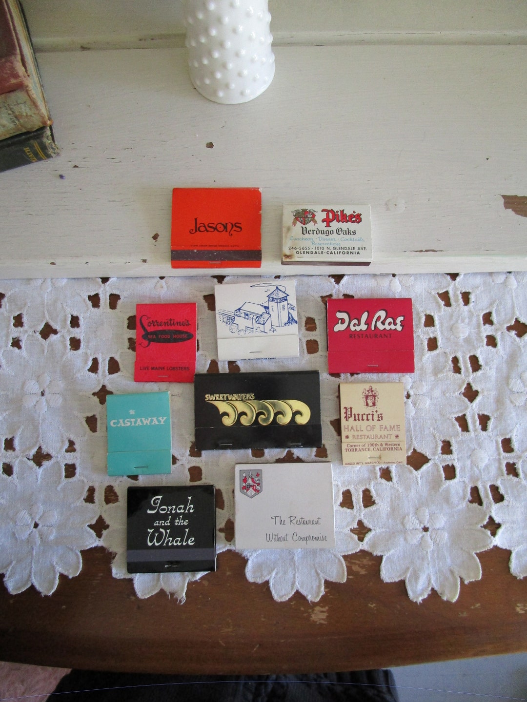 Set of 10 Vintage Matchbooks, Set of Cool Vintage Matchbooks and Boxes ...