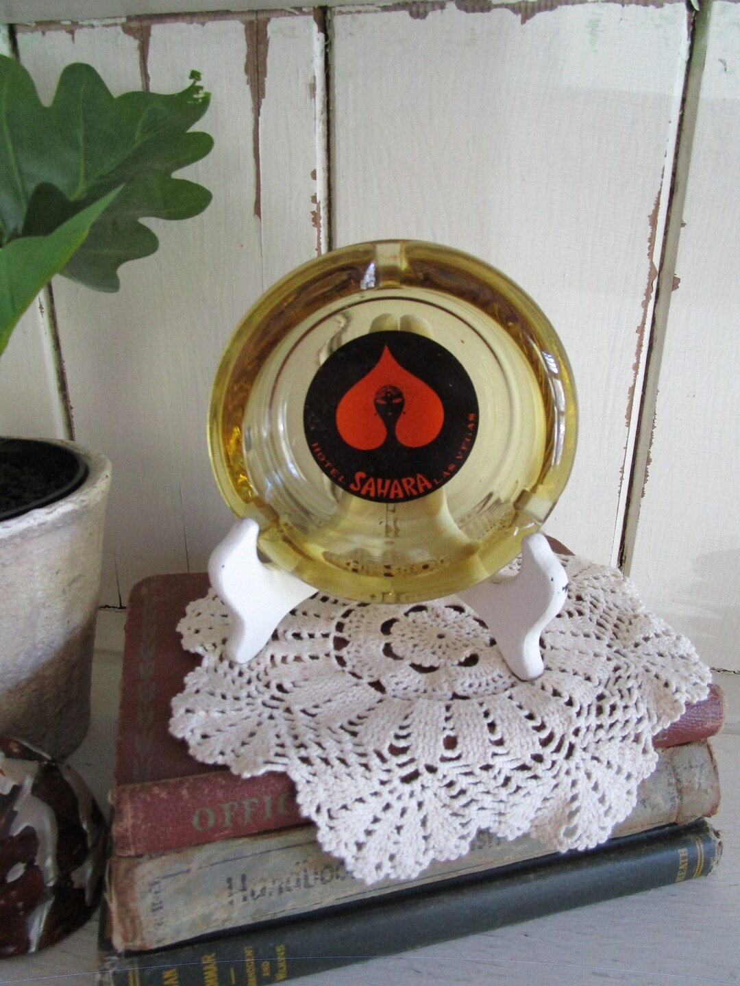 Vintage the Sands Las Vegas Hotel Ash Tray, Artdeco MCM Glass Ashtray ...