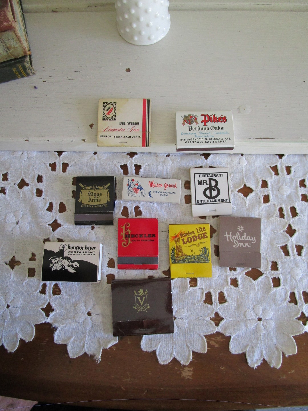 Set of 10 Vintage Matchbooks, Set of Cool Vintage Matchbooks and Boxes ...