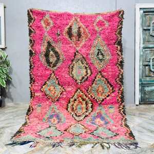 Pink Moroccan Rug - Etsy