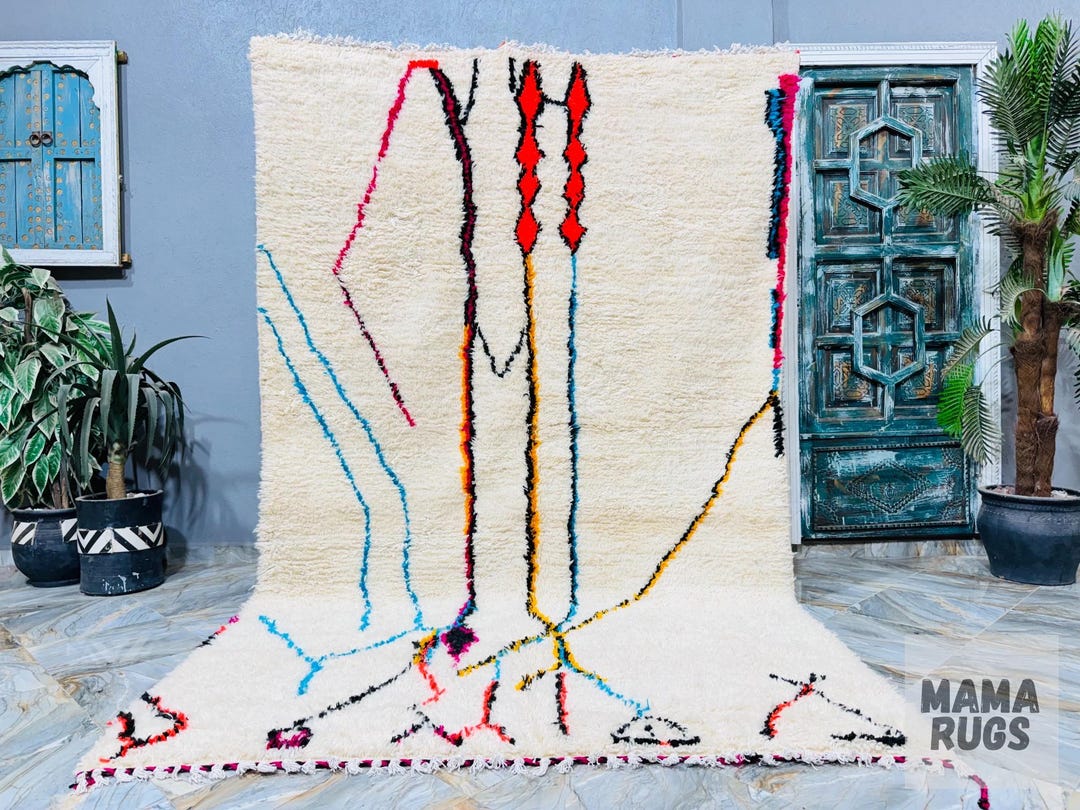 Moroccan Rug Tapi Maroc Teppich Wolle Woolen Carpet Azilal Rug Teppich ...