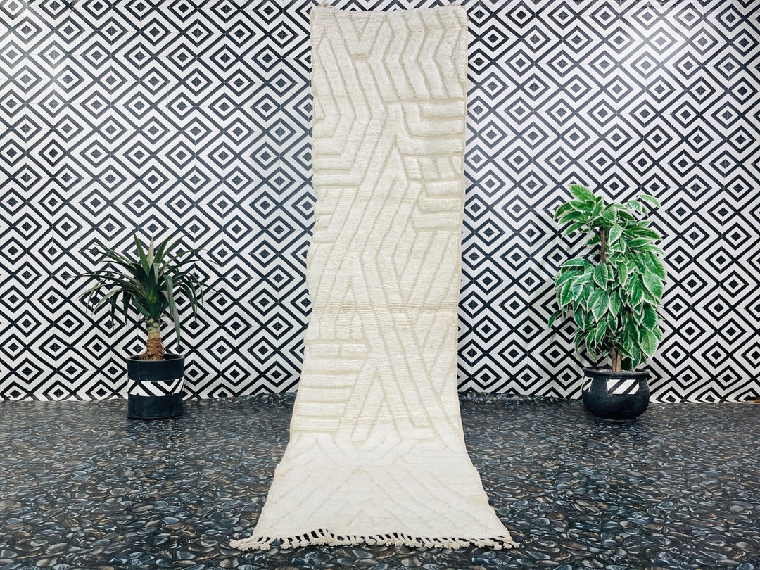 SOFT MOROCCAN RUNNER, Beniourain Rug, Berber Runner, Handmade Morocco ...