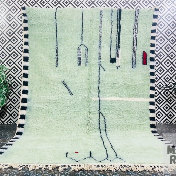 Green Moroccan Rug - Etsy