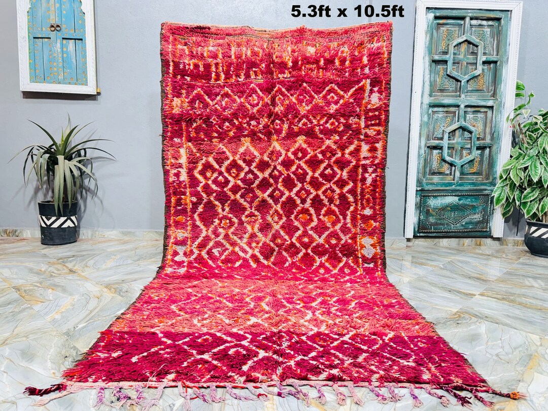 FANTASTIC MOROCCO RUG, Handmade Unique Rug, Boujaad Rug, Traditional ...