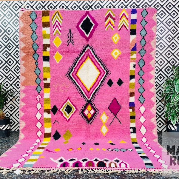 Pink Moroccan Rug - Etsy