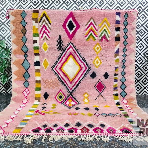 Pink Moroccan Rug - Etsy