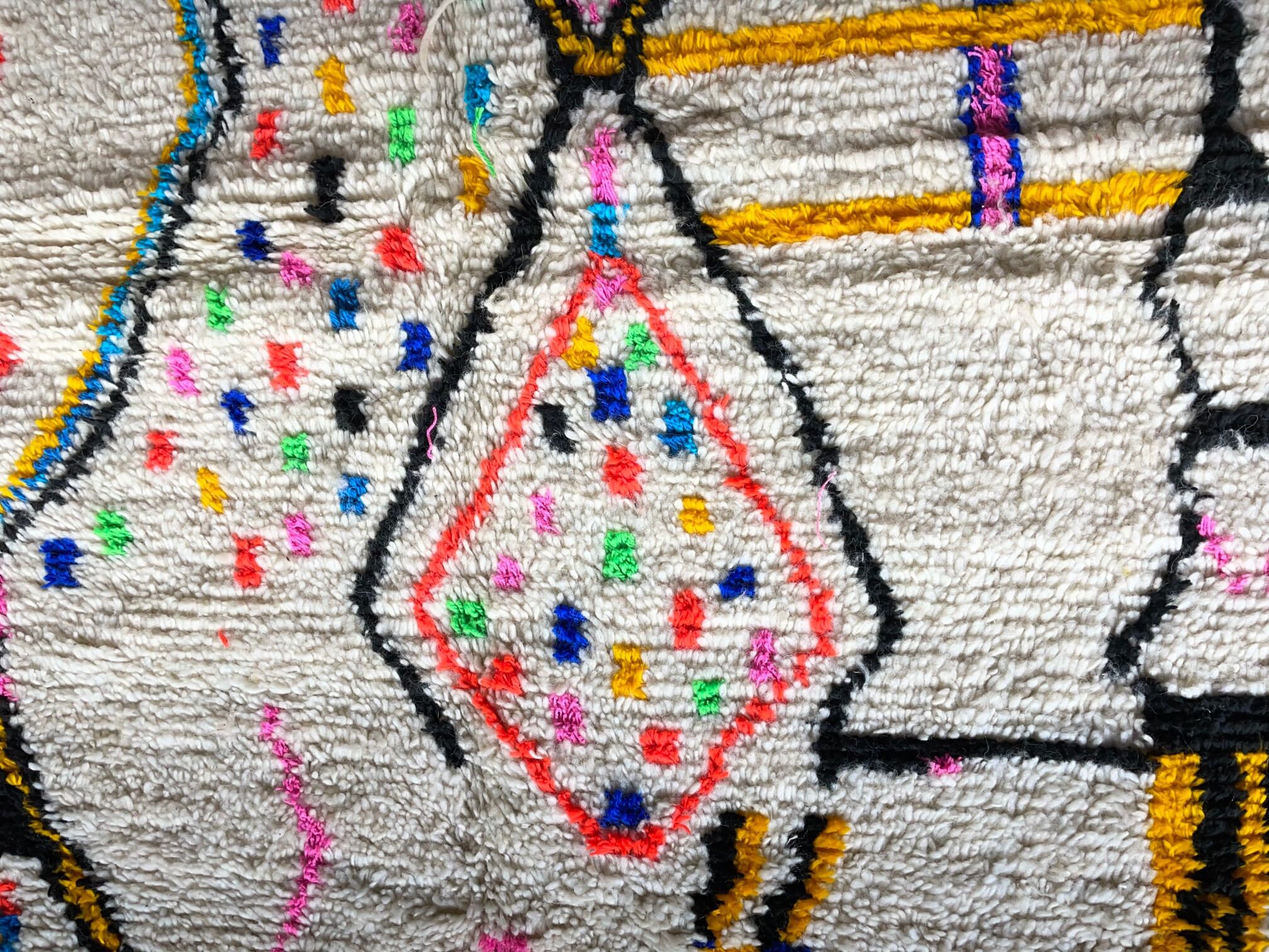 Pink Moroccan Rug Wool Moroccan Rug Berber Rug Pink Wool | Etsy