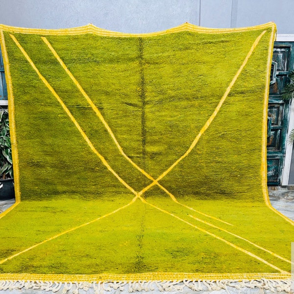 Green Moroccan Rug - Etsy
