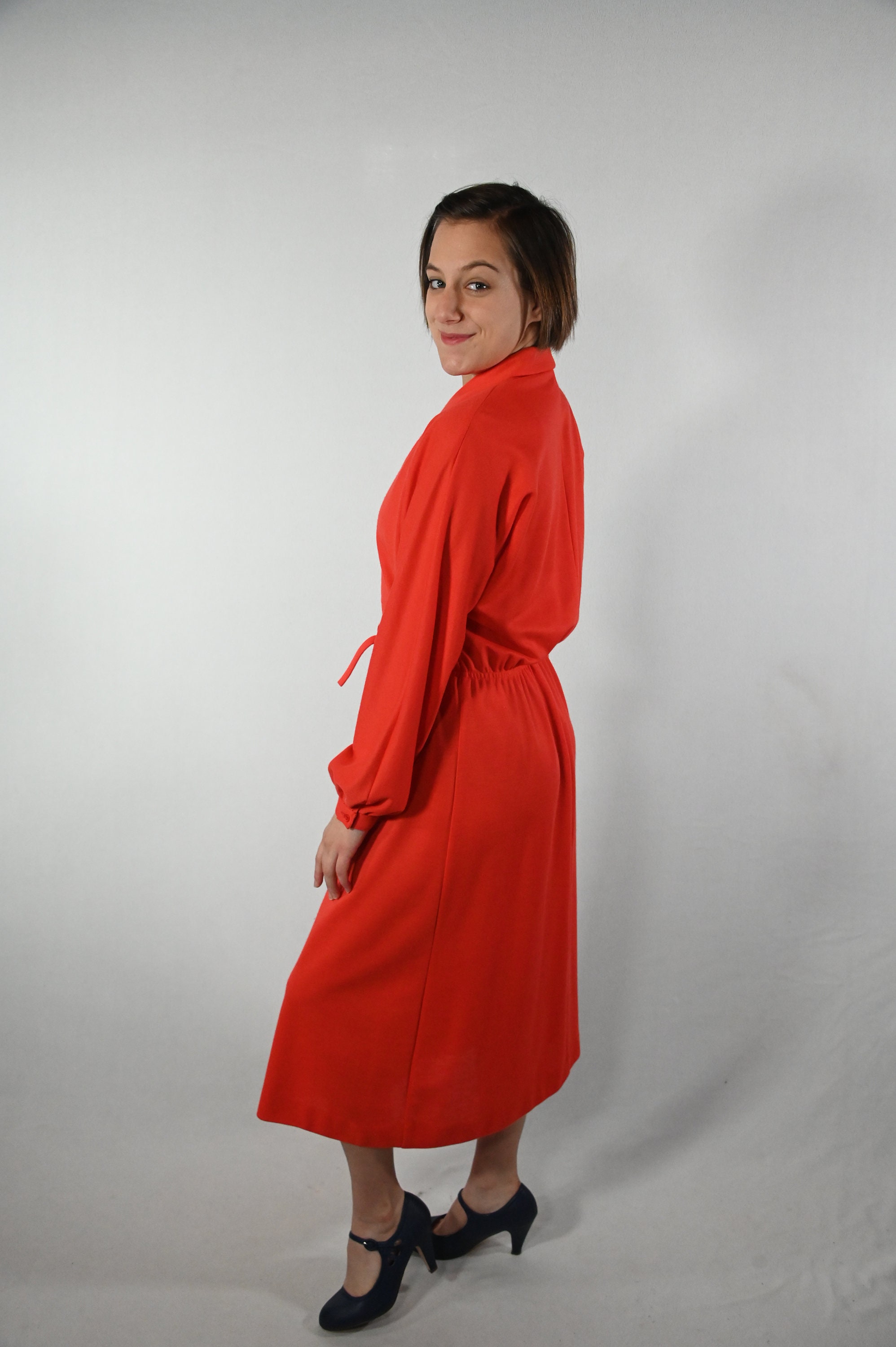 Andrea Gayle vintage Wrap Dress - Etsy France